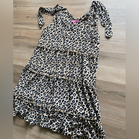 Simply Southern | Dresses | Simply Southern Cheetah Gather Dress | Poshmark